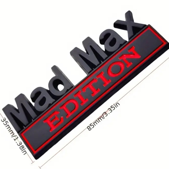 Other | Mad Max Adhesive Back Emblem Badge | Poshmark